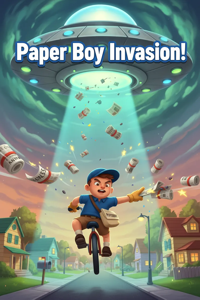 Paper Boy Invasion! | Astrocade